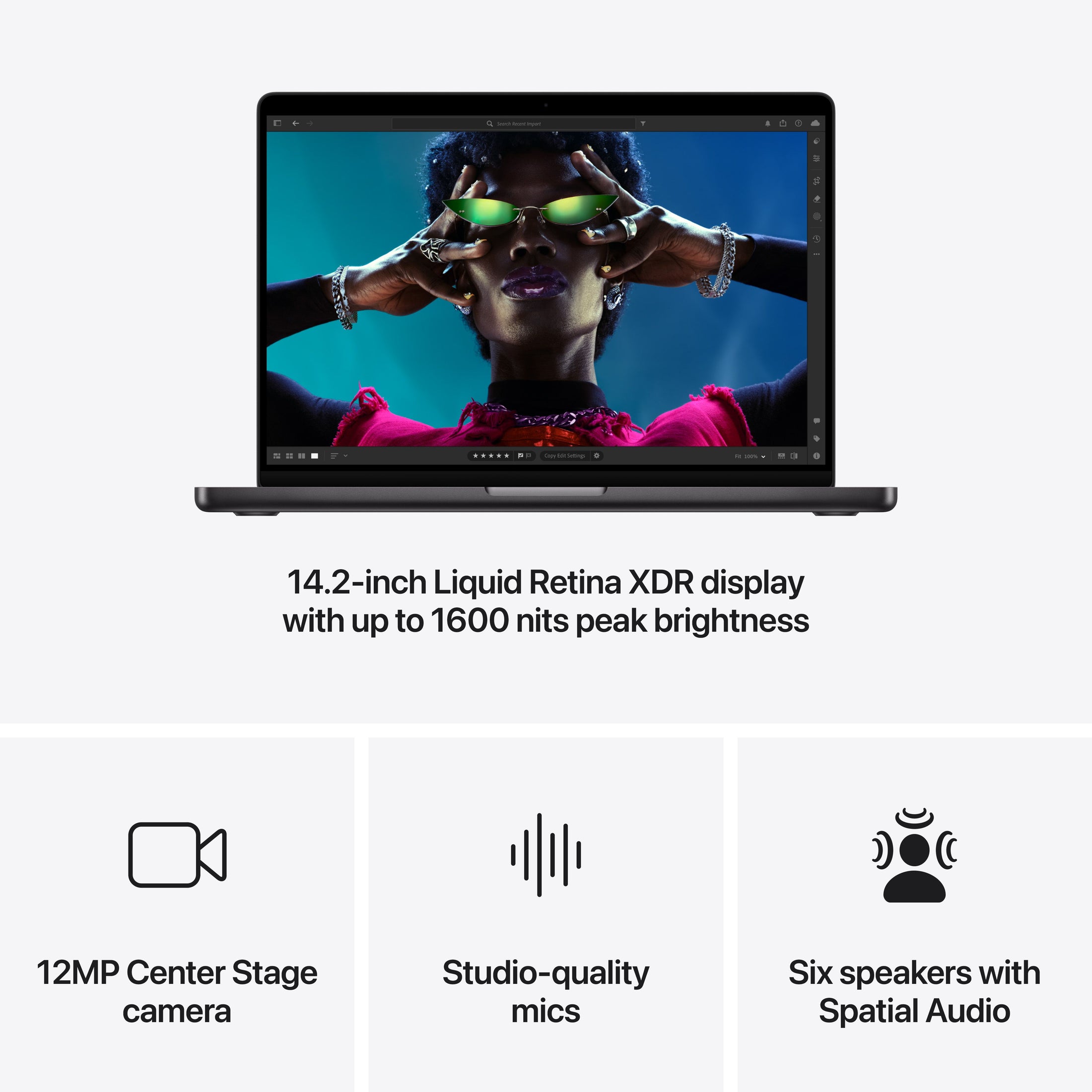 Buy 14" MacBook Pro M4 Pro chip, 24GB RAM, 512GB SSD with English Keyboard - Space Black Online ...